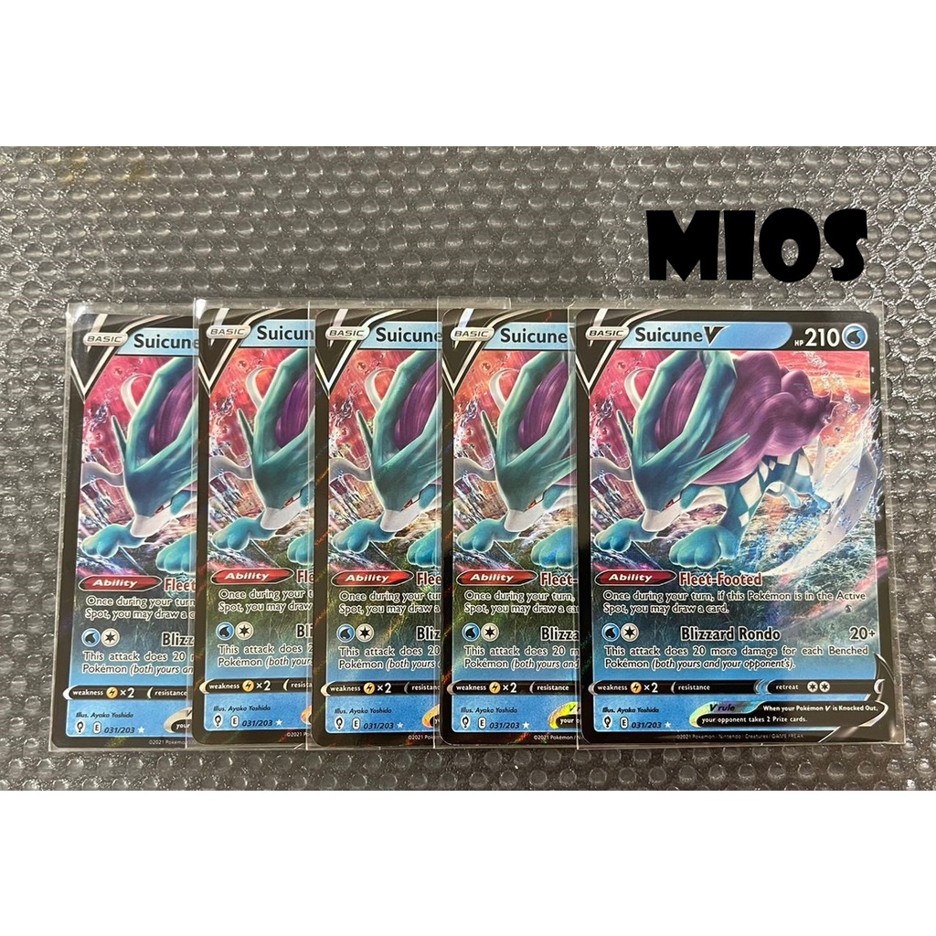 POKEMON TCG SINGLES - EVOLVING SKIES ( V ) | Shopee Singapore