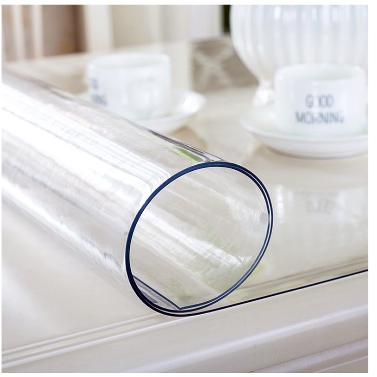 【SG Local Stock】Table Mat Transparent Clear PVC Soft Crystal Glass ...