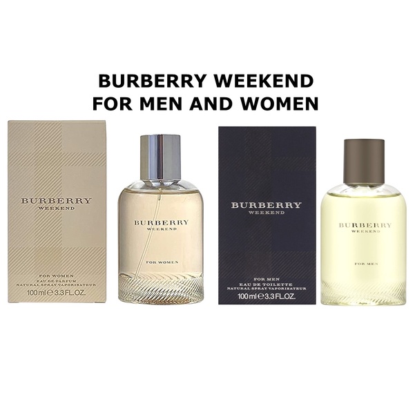 Burberry Weekend Men EDT/Women EDP 100ml (EXP 2026) | Shopee Singapore