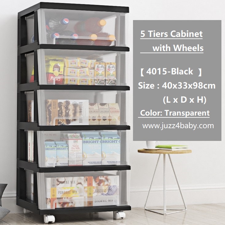 Upgraded 5 tiers organizers drawers cabinet / Storage Box | Shopee ...