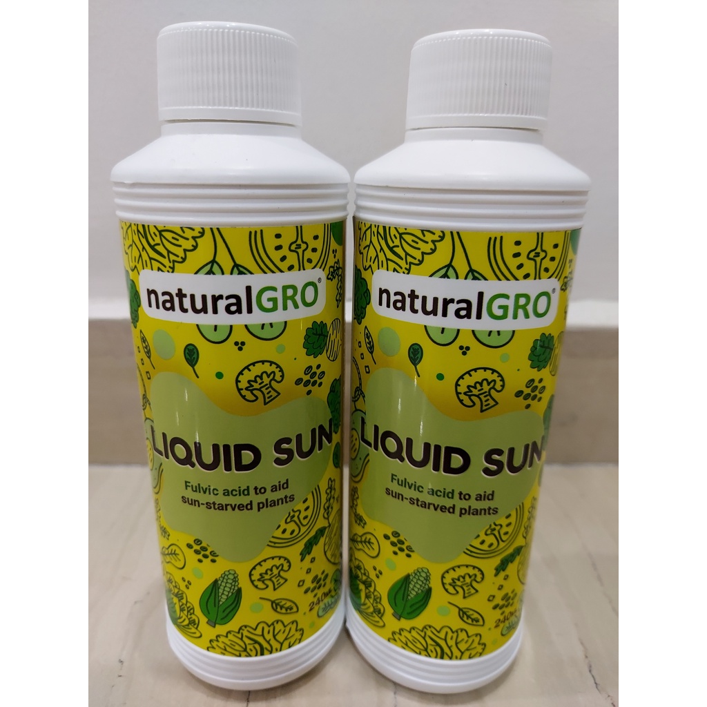 NaturalGro Liquid Sun 240ml Fertiliser Nutrient Delivery Enhancer for ...