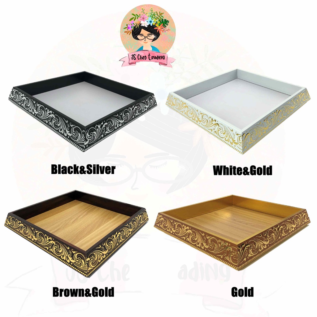 Dulang Hantaran Perkahwinan Wooden Tray Wedding | Shopee Singapore