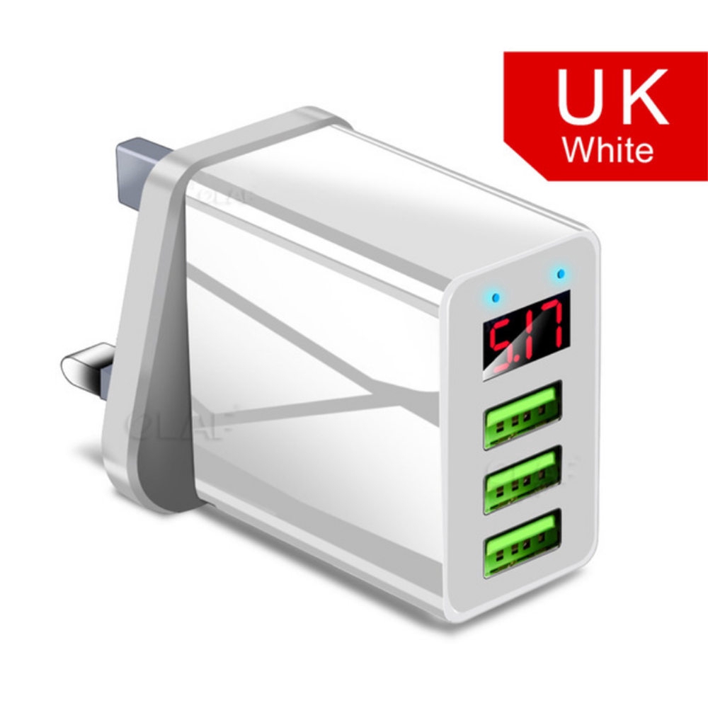 URVNS Universal Travel Wall Charger Adapter Portable US/EU/UK Plug ...