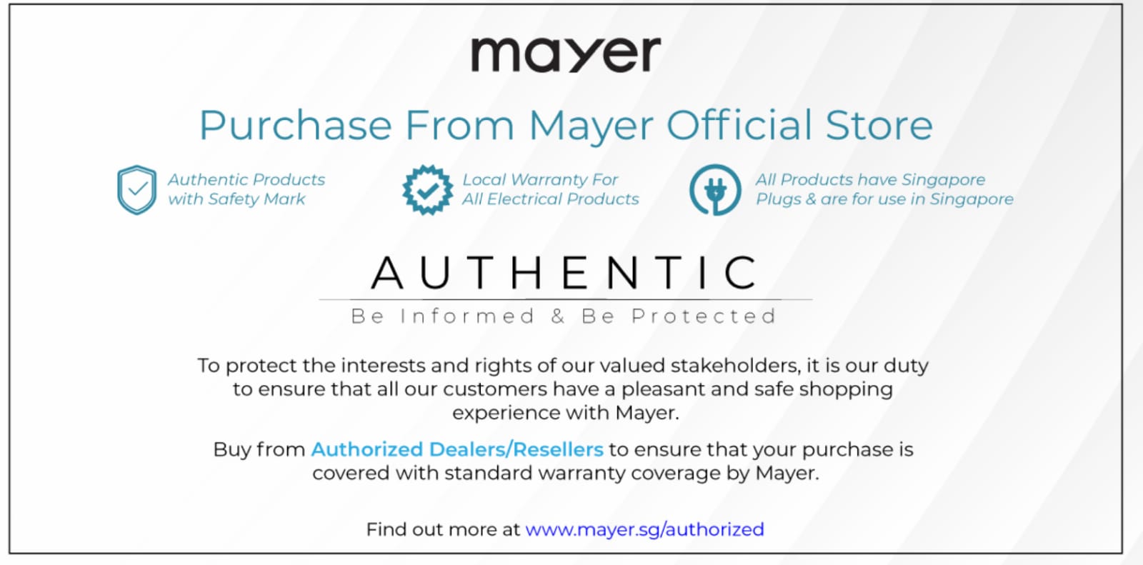 Mayer Official Store, Online Shop | Shopee Singapore