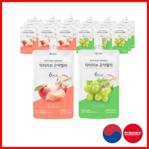 Konjac jelly special edition set / sweet musket 150ml x 10p + sweet ...