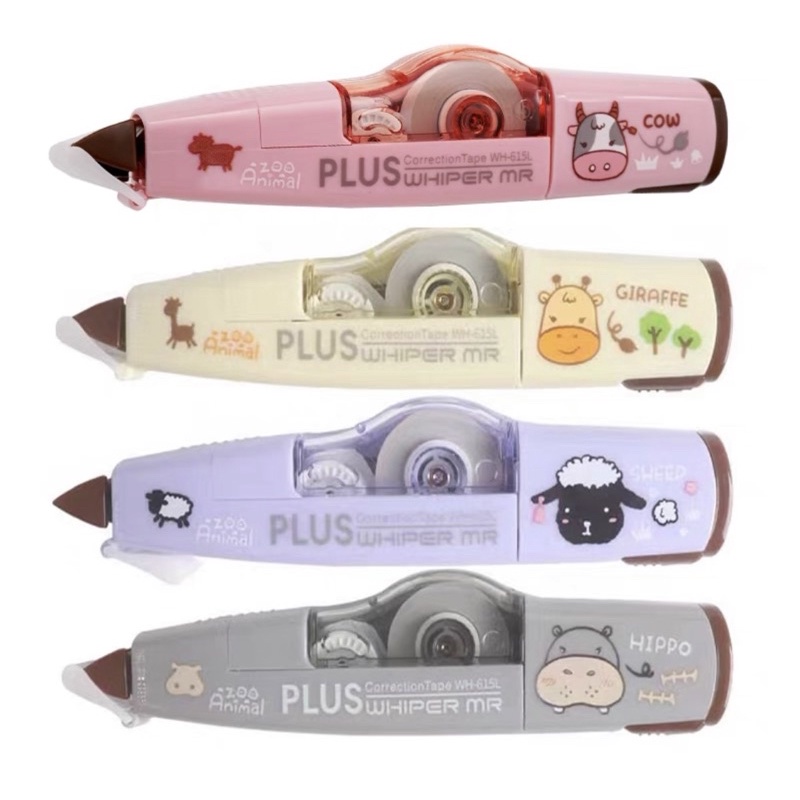PLUS Whiper Mr Correction Tape (Animal Design) | Shopee Singapore
