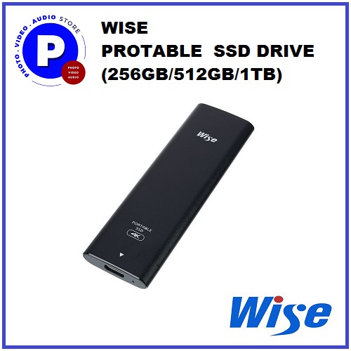WISE PROTABLE SSD DRIVE (256GB/512GB/1TB/2TB) | Shopee Singapore