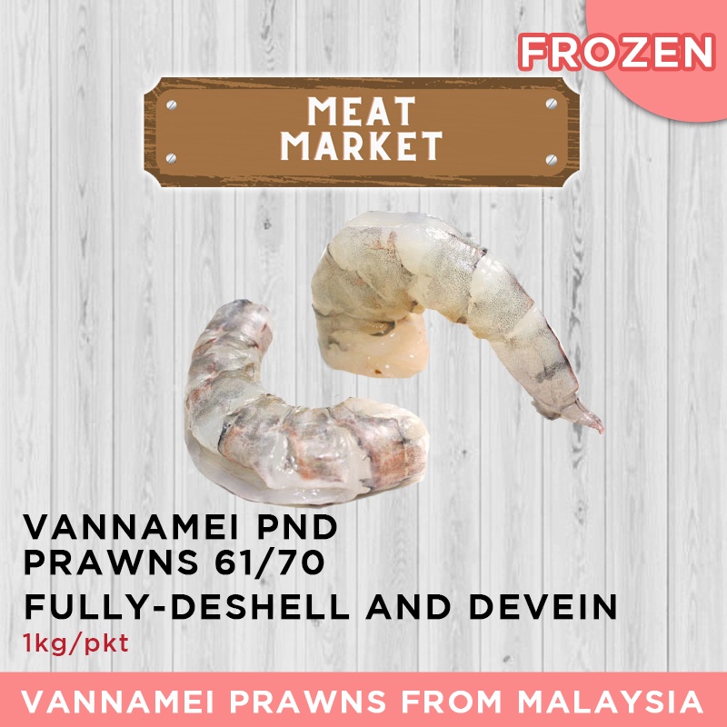 VANNAMEI PRAWN MEAT PND 61/70 1KG/PKT | Shopee Singapore