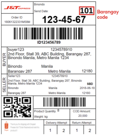 Labelling the air waybill | PH Seller Education [Shopee]