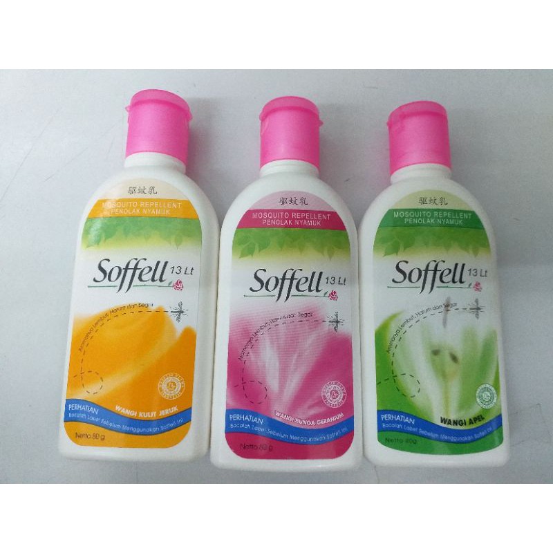 Soffel Mosquito Repellent lotion 80grm 100% Original | Shopee Singapore