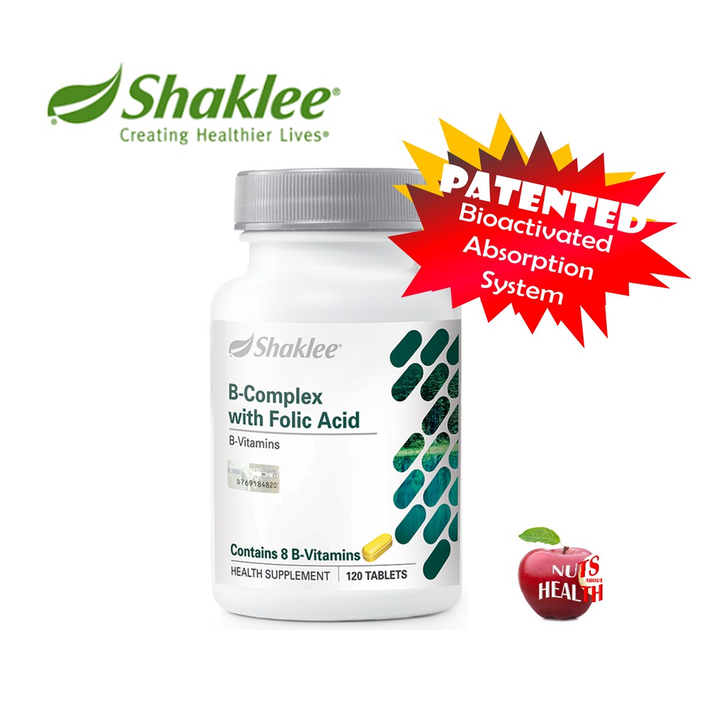 SHAKLEE B-Complex, 120 Tablets 🌻Effective Stress Relief Formula 🌻 ...