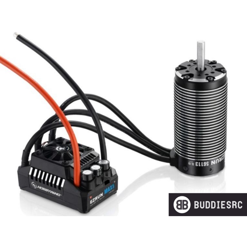 Hobbywing EZRun MAX5 V3 Sensorless Brushless ESC & Motor Combo w ...