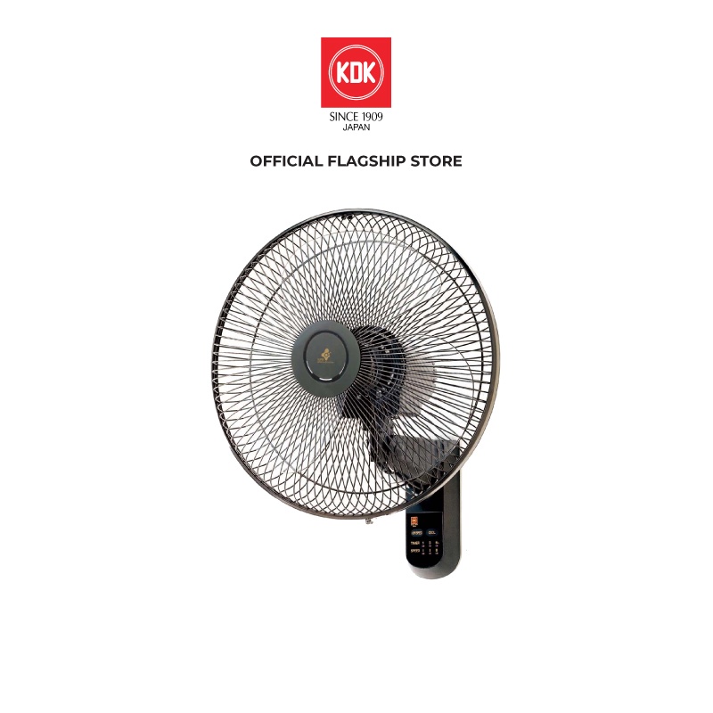 KDK M40MS Wall Fan with Remote Control, Alleru-Buster Filter and 3 ...