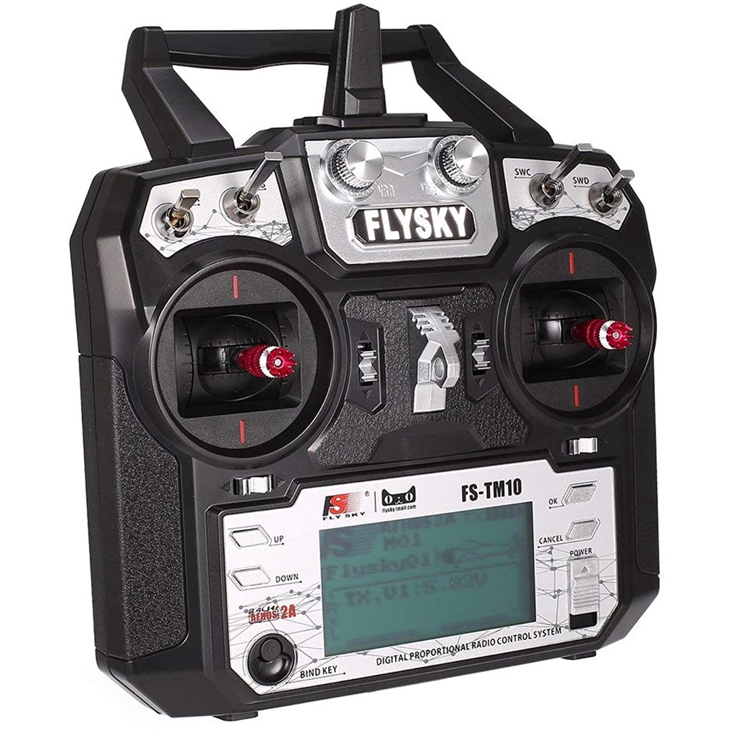 Flysky FS-TM10 FS-i6X 10CH 2.4GHz AFHDS RC Transmitter Radio Model Remote Controller System with ...