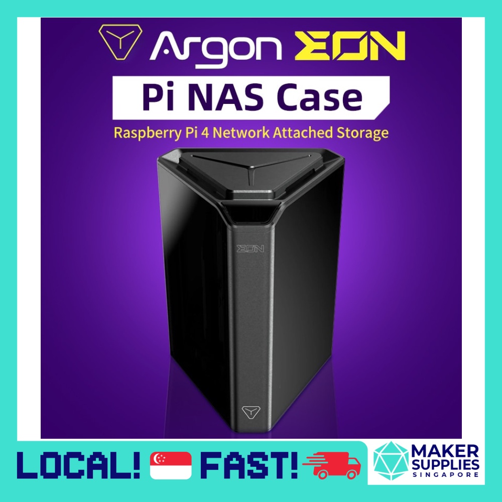 Argon EON Pi NAS 4-Bay Network Storage Case for Raspberry Pi 4 Build ...