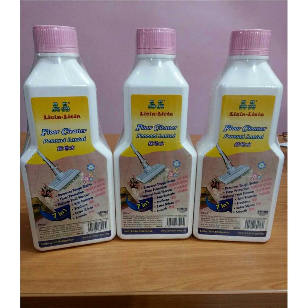 LICIN LICIN FLOOR CLEANER 7 IN 1 ( 3 BOTTLES ) | Shopee Singapore