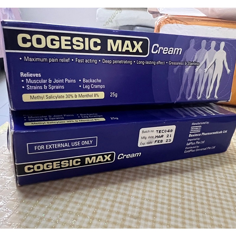 Cogesic Max Cream for Muscular Pain Relief | Shopee Singapore