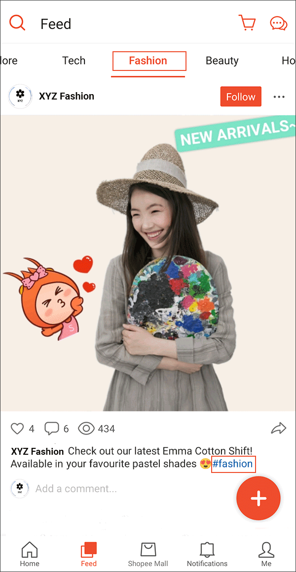 Boosting post engagement on Shopee Feed | Shopee SG Seller Education Hub