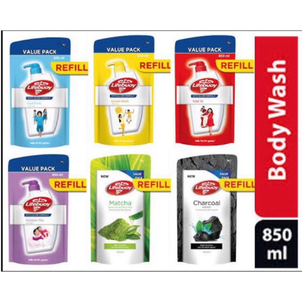Lifebuoy Refill Pack (850ml) [New packing] | Shopee Singapore
