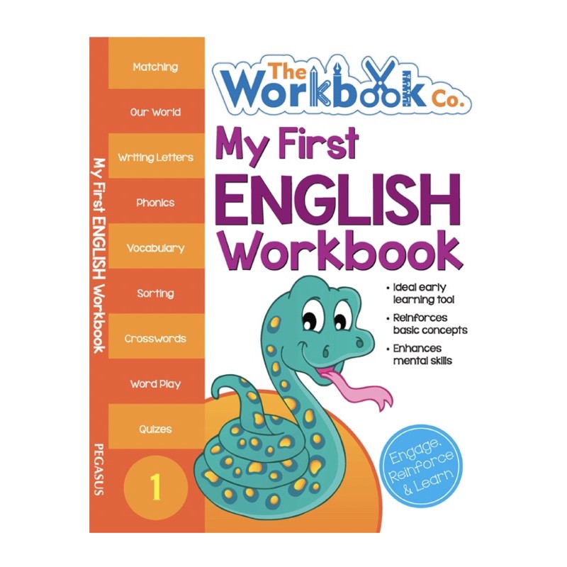 (SG SHIPPING) My First ENGLISH Workbook for young children activity ...