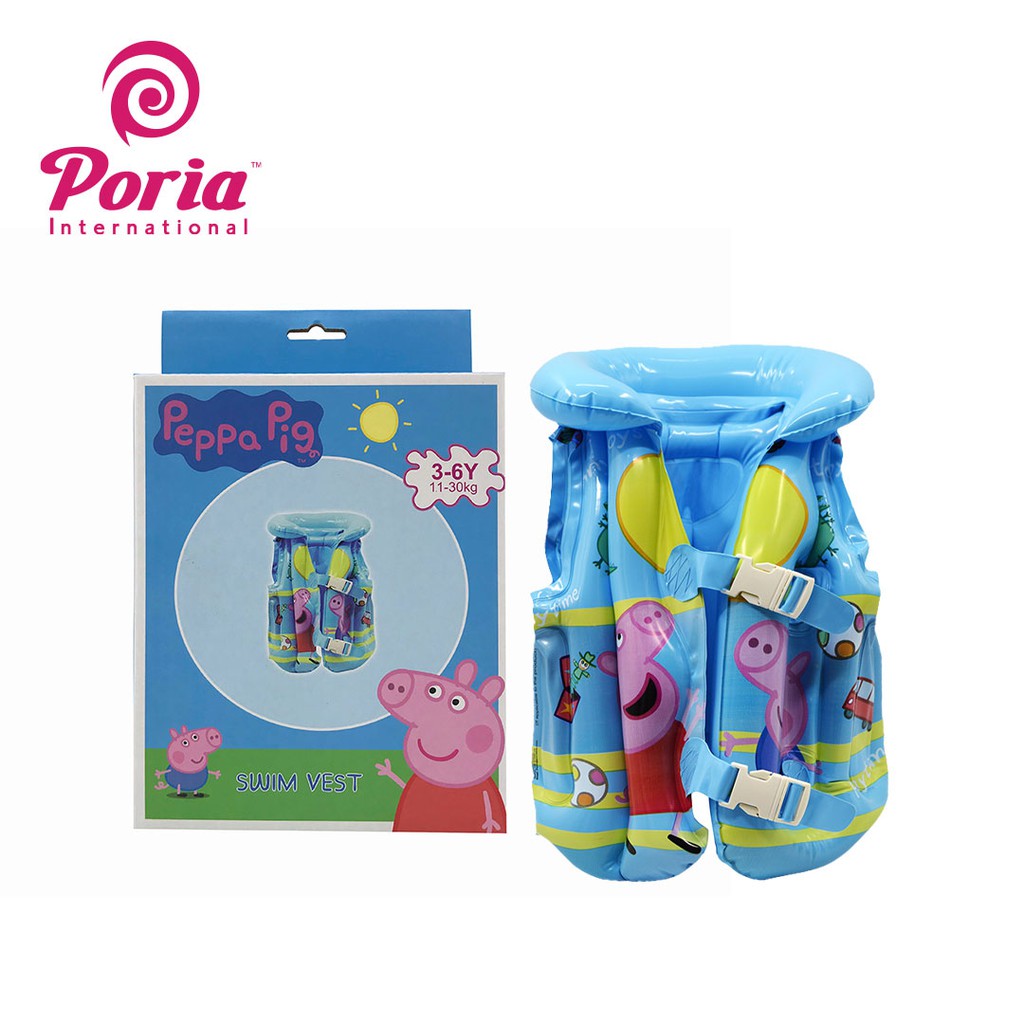 PORIA Peppa Pig Kids Baby Blue Swimming Vest Float for Kids and ...