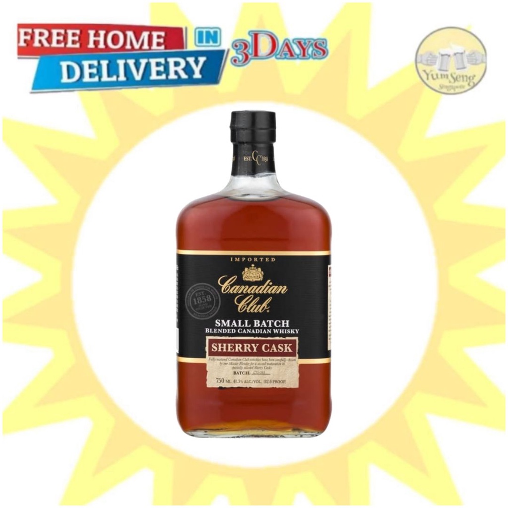 Canadian Club Sherry Cask 750ml | Shopee Singapore