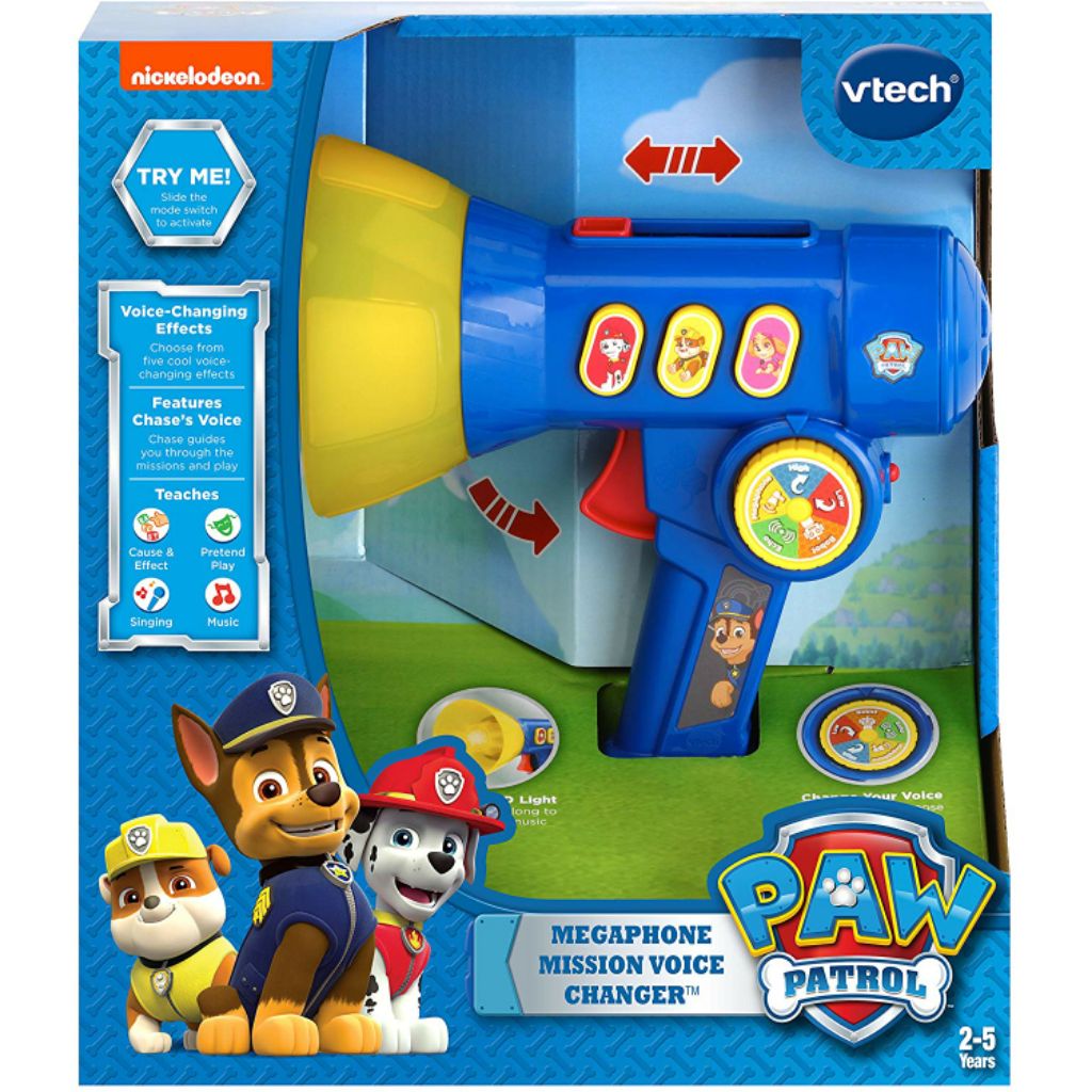 VTech PAW Patrol Megaphone Mission Voice Changer | Shopee Singapore