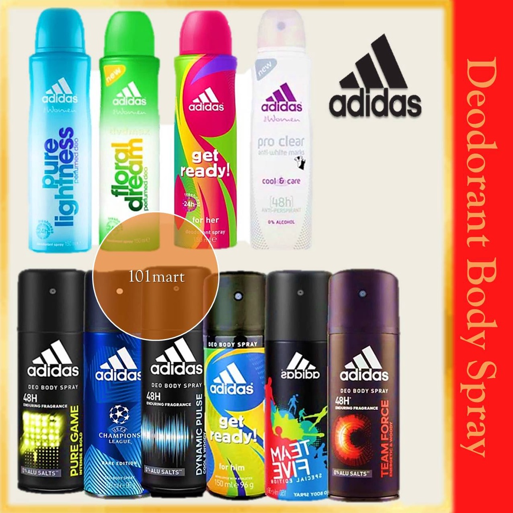 Adidas Deodorant Body Spray, 150ml | Shopee Singapore