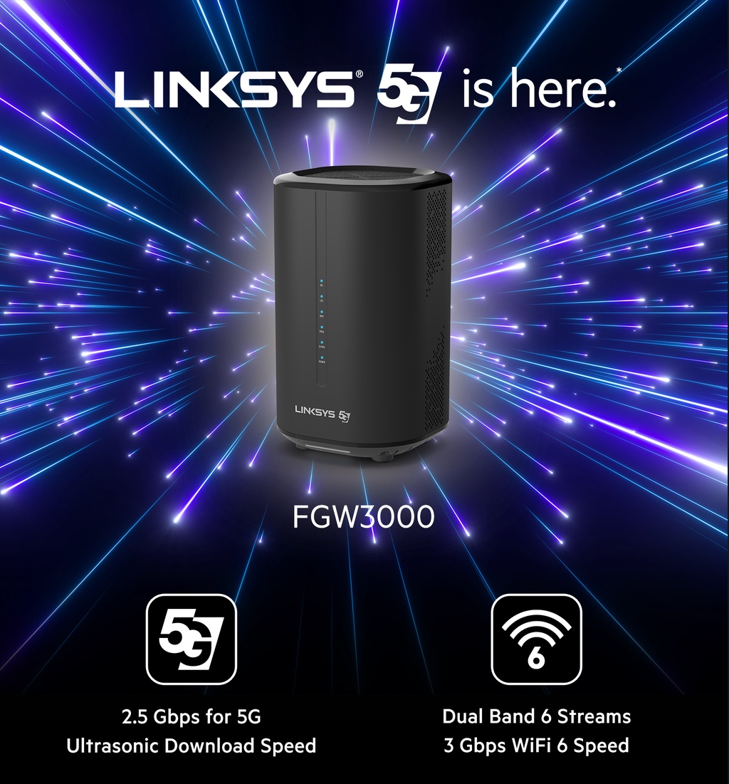 Linksys FGW3000 5G WiFi 6 Router | Shopee Singapore Linksys FGW3000 5G WiFi 6 Router | Shopee Singapore
