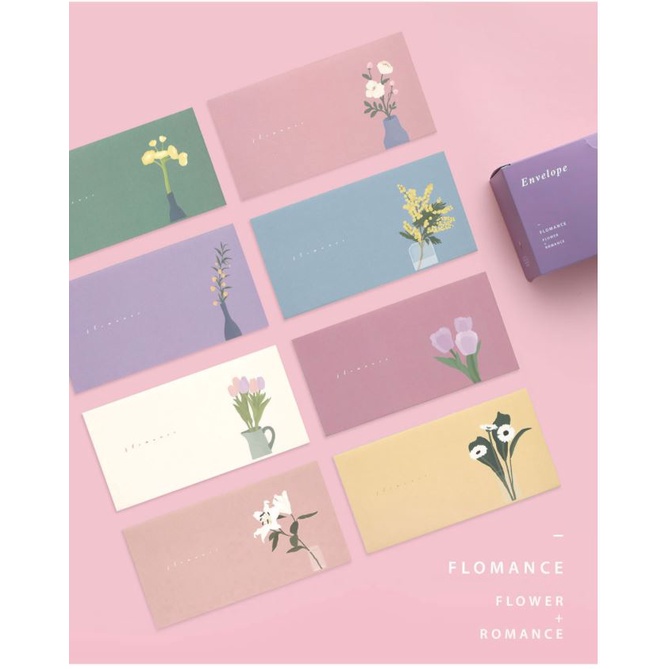 [Made in Korea] 8 pcs Vintage Envelope Set Money Envelope Angpao ...