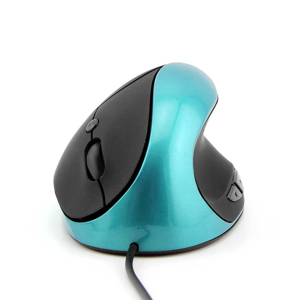 Wired Ergonomic Vertical Mouse 5D USB Optical Computer Gaming Mice 800 ...