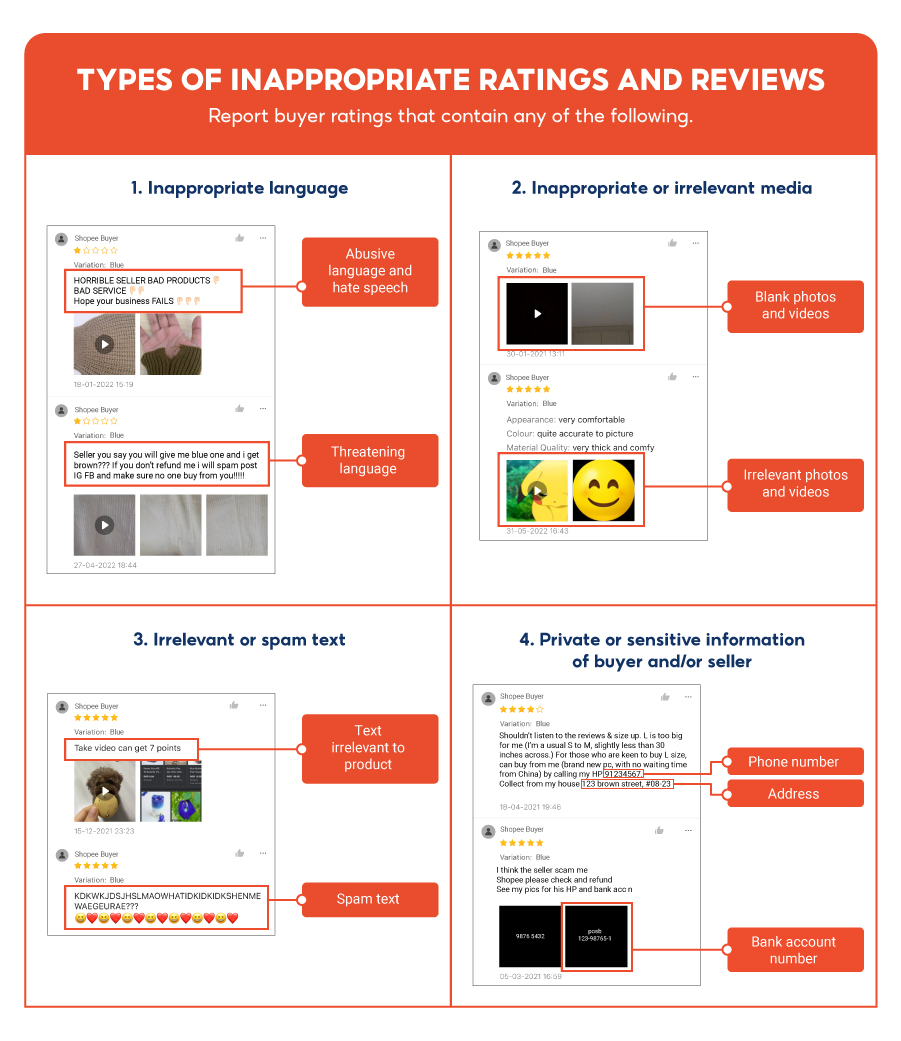 When to report a rating | MY Seller Education [Shopee]