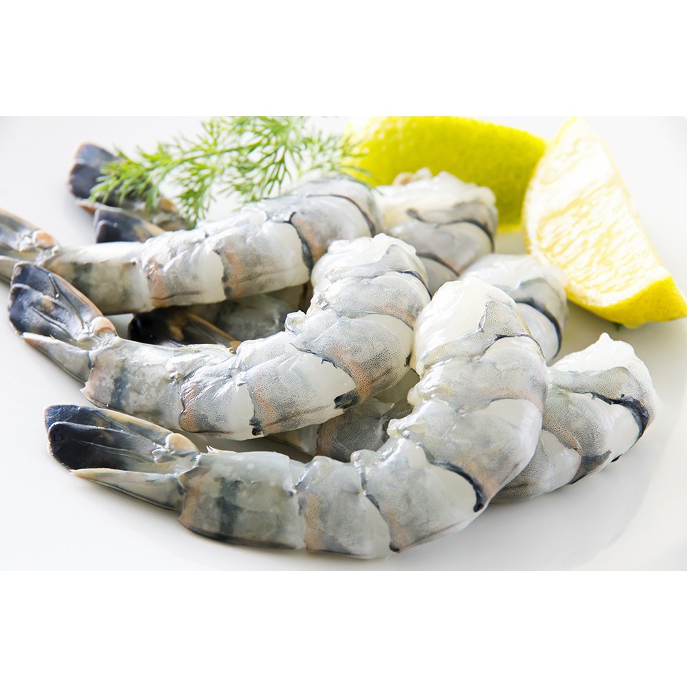 Twinfish Black Tiger Prawn Meat Peel Tail On [PTO] | Peel and Devein ...
