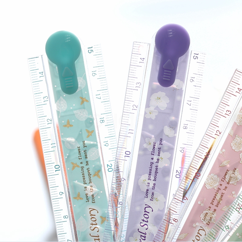 30cm cute cartoon printed folding ruler office stationery | Shopee ...