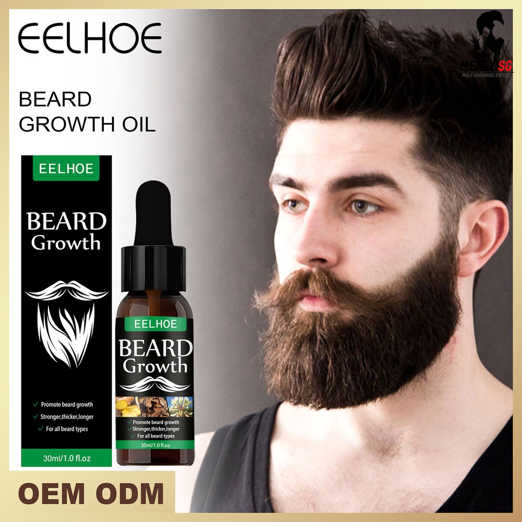 Beard Growth Oil For Thicker Beard Mens Hair Growth Vitamin 30ml All