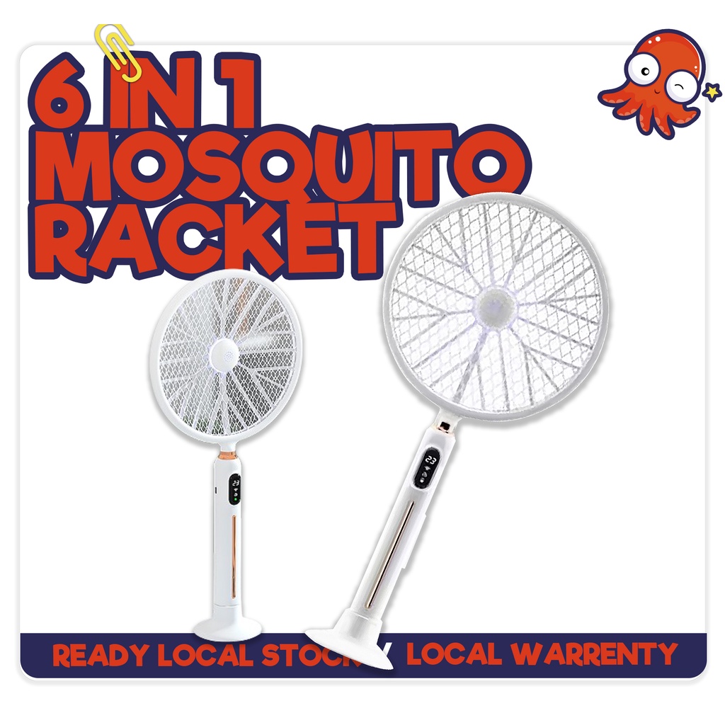 (Local Stock) 6 In 1 Mosquito Killer Intelligent Digital Display ...