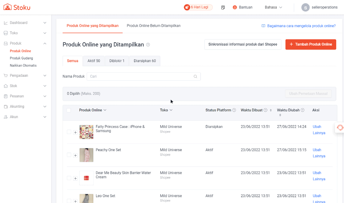 Mengelola Menu Produk pada Sistem Stoku | Pusat Edukasi Penjual Shopee ...