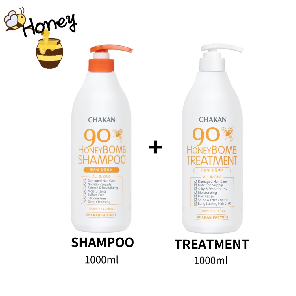 [Chakan Factory] Honey 90% bomb Treatment-Directly from korea1000ml ...
