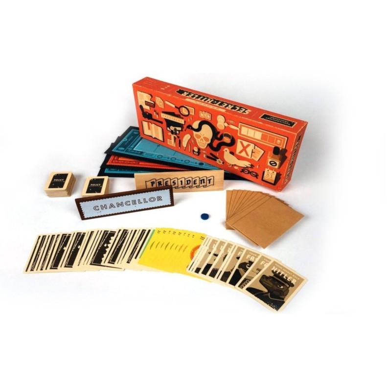 Board Game Secret Hitler Game with an extension of orange cover box ...