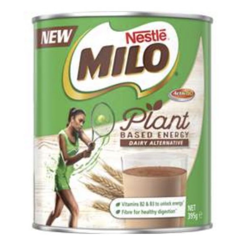 Milo Plant Based Choc Malt Powder Drink 395g (Vegan Friendly, Dairy ...