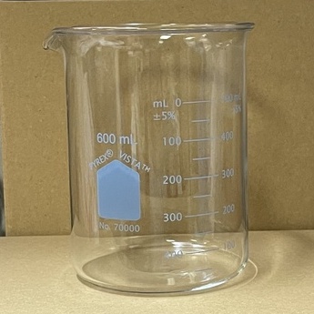{SG Ready Stock} Pyrex Glass Beaker 600ml, Low Form | Shopee Singapore