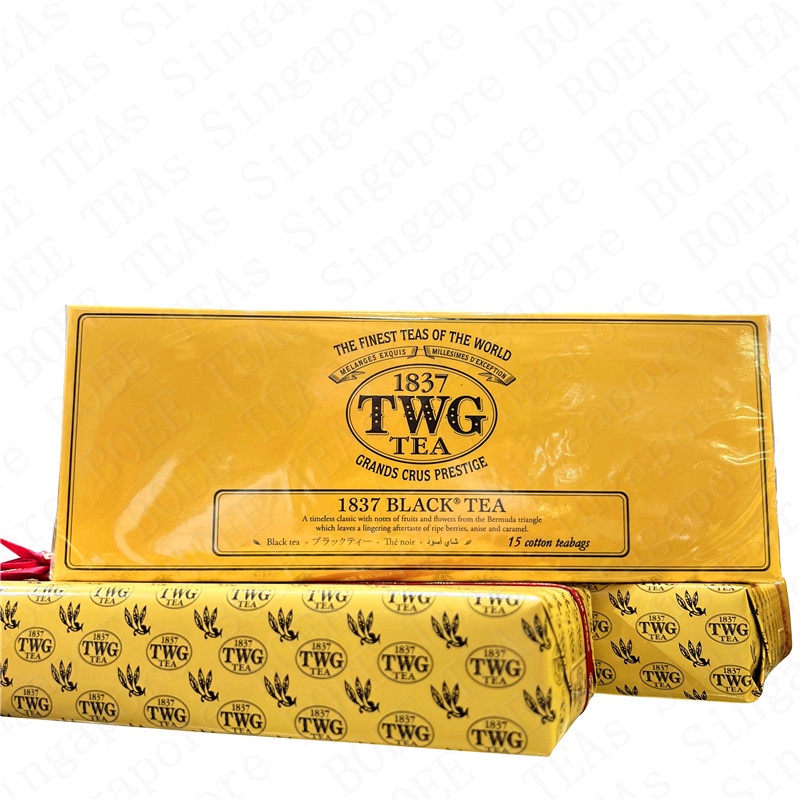 TWG TEABAGS - 1837 BLACK TEA (SIGNATURE TWG TEA) - GIFT WRAPPING ...