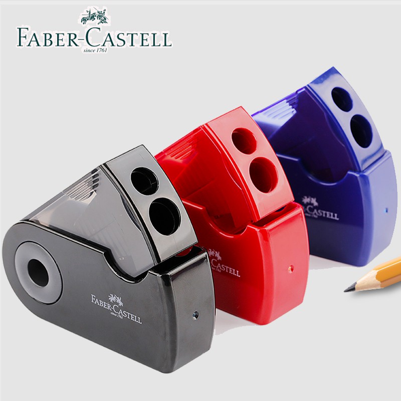 Faber-Castell Pencil Sharpener, Office School Kid Single Hole Double ...