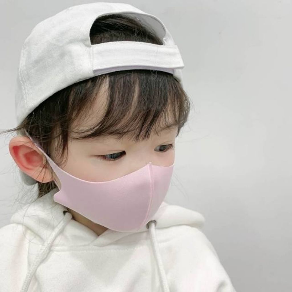 Kids Girls Reusable Washable Children Mouth Mask Breathable Mask Ice ...