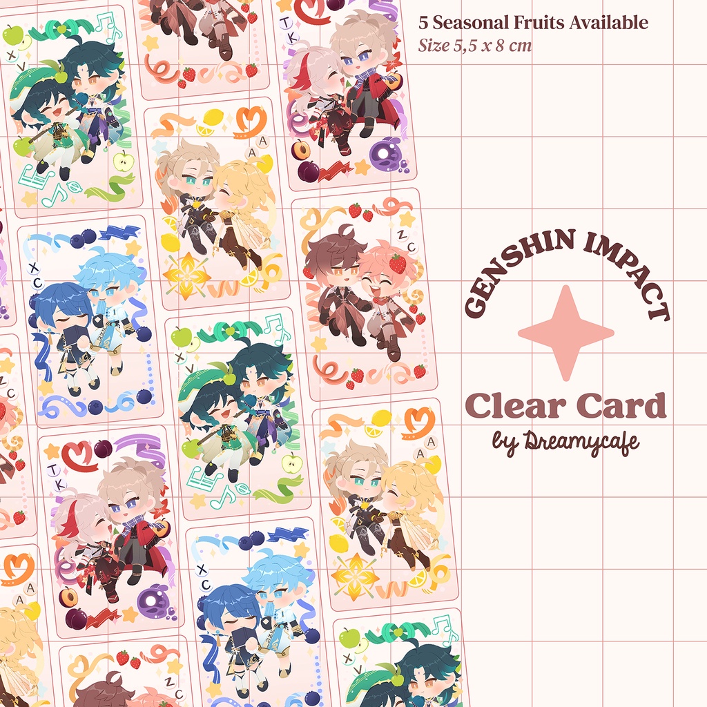 Fruity Boys Clear Card | Shopee Singapore