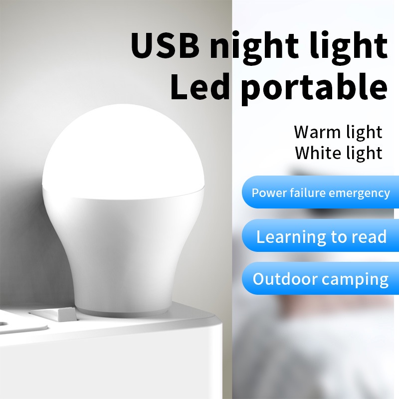 Room bedroom USB night light bedside lamp led small table lamp eye ...