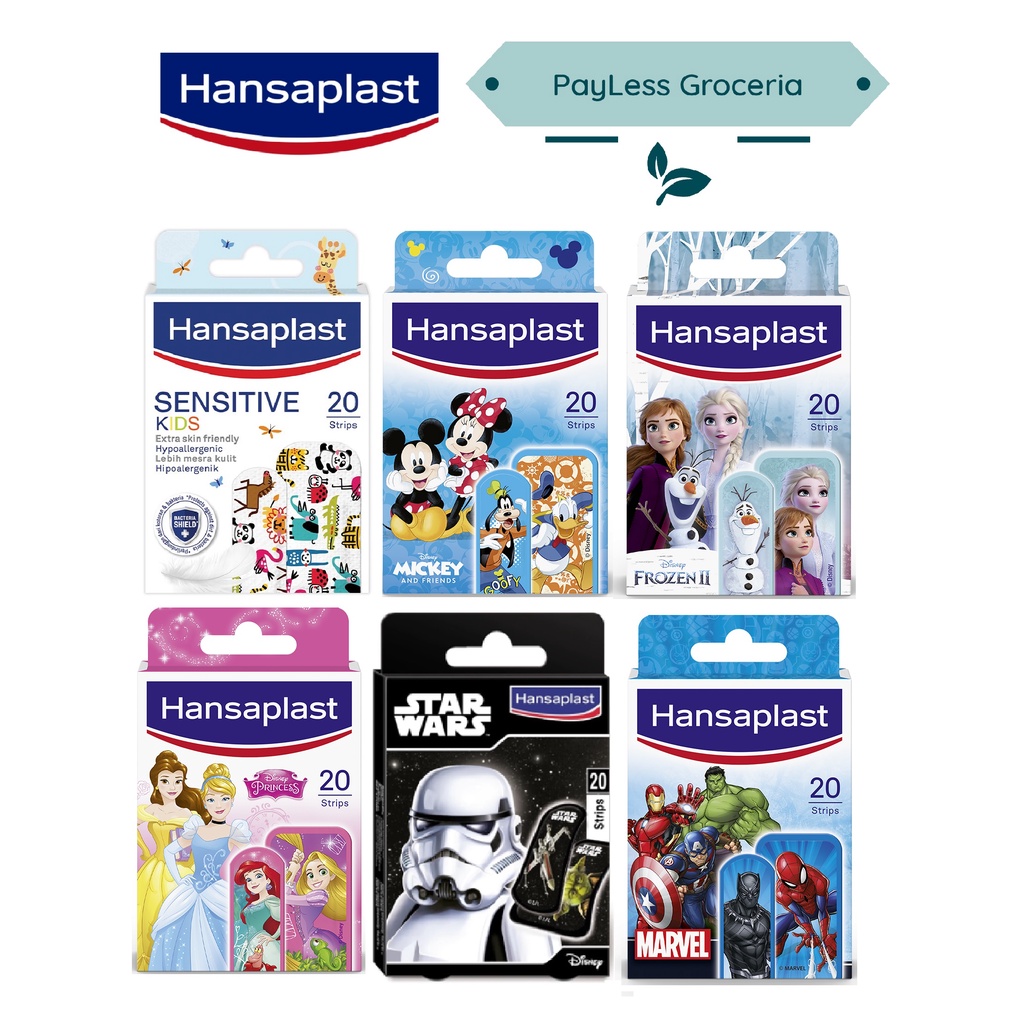 Hansaplast Kid's Disney Plasters 20's (Starwars , Frozen , Princess ...