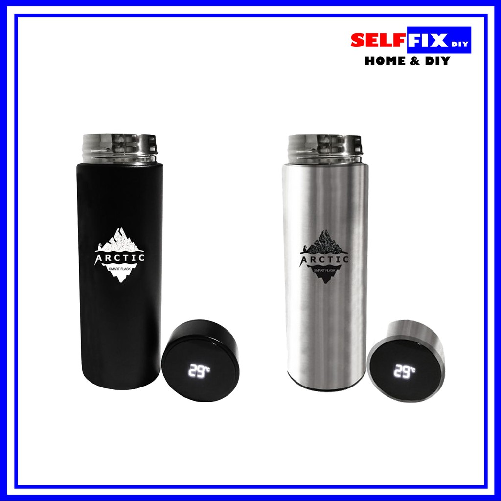 JML Arctic Smart Flask (Black/Silver) | Shopee Singapore