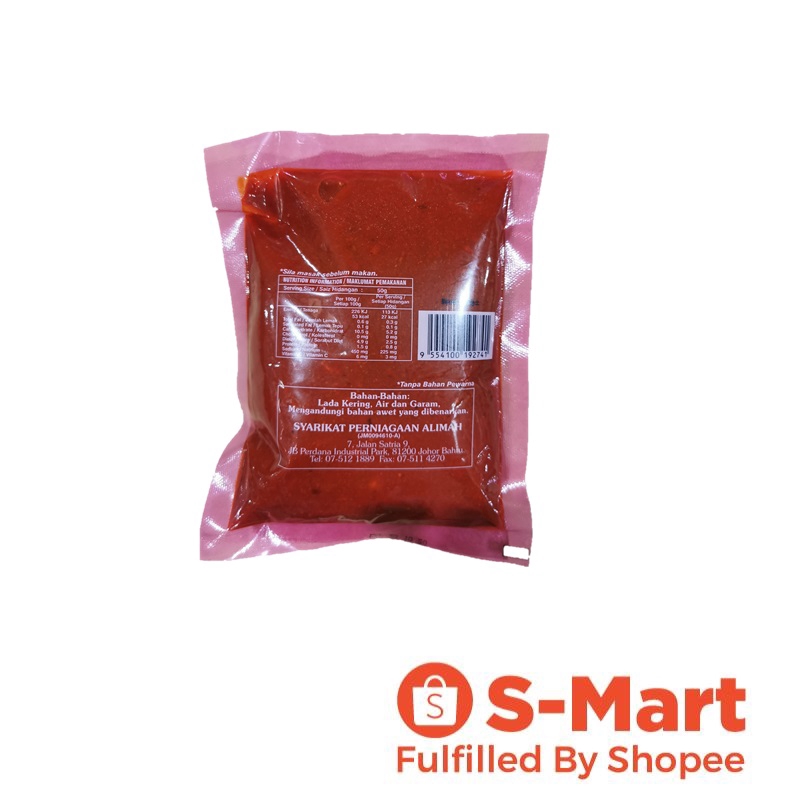 Boh Alimah Chilli 300gm - PMXD | Shopee Singapore
