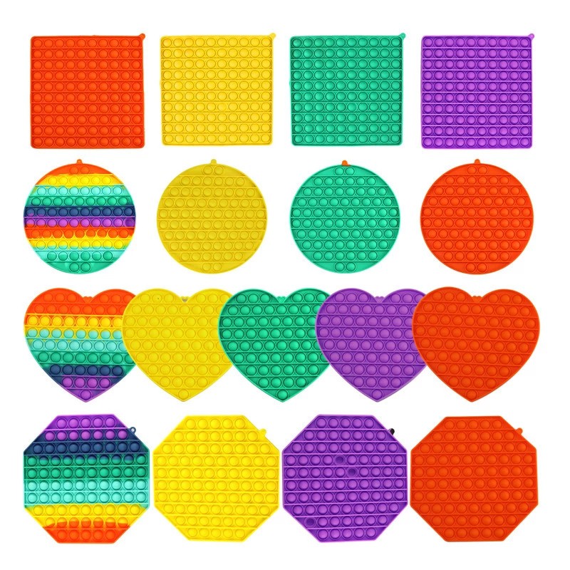 Tiktok HOT!!!Big Size Pop It Push Bubble Fidget Toys Hot Adult Stress ...